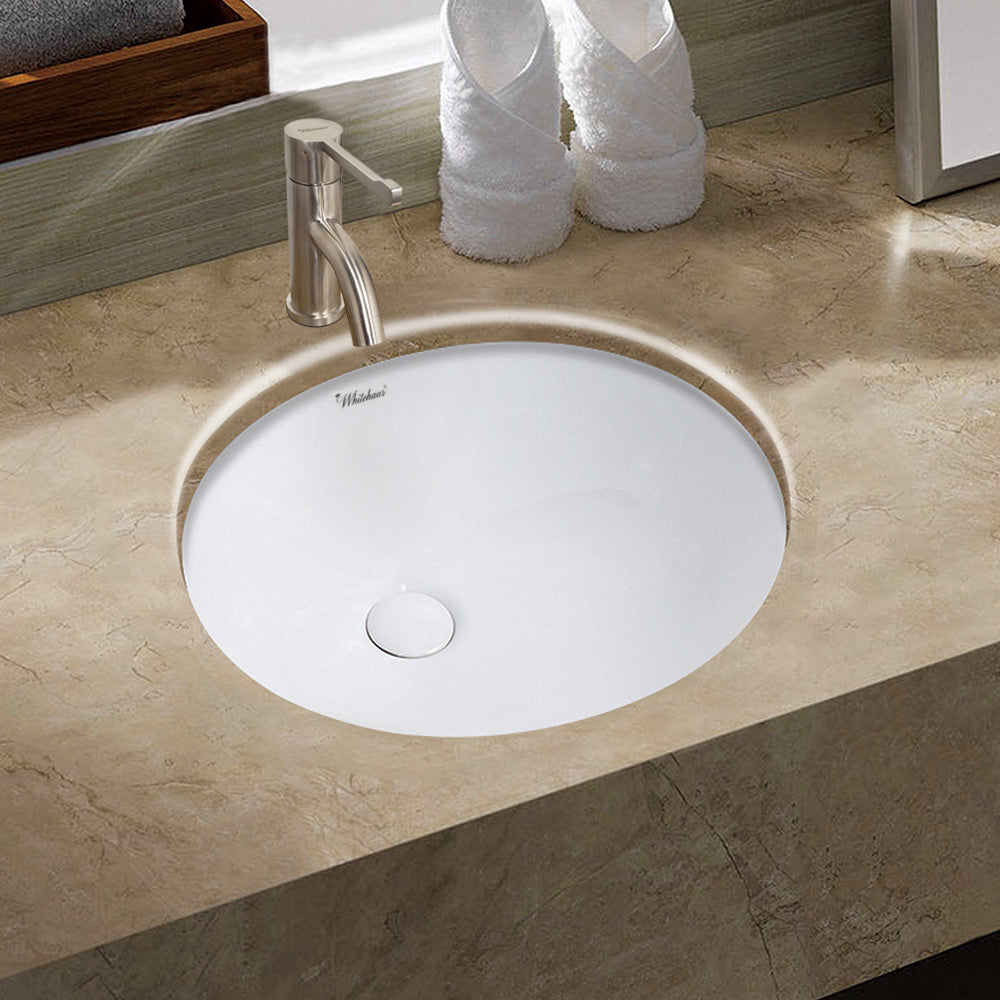 Isabella Plus Collection Oval Undermount Basin 16" - Whitehaus Collection